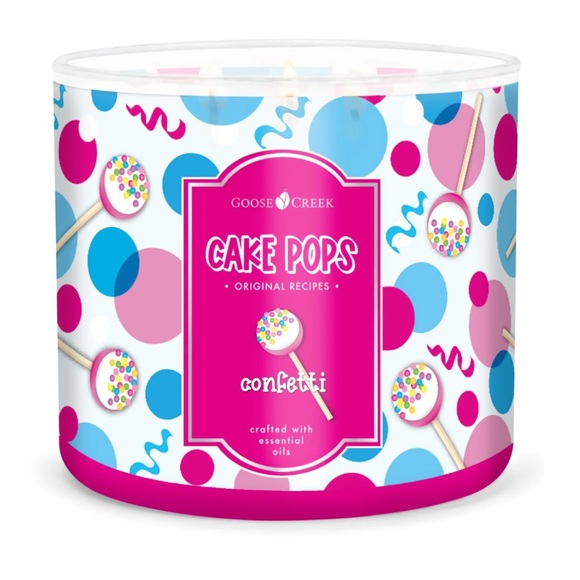 Goose Creek | Accents | Gc Confetti Cake Pops 3wick Candle New | Poshmark